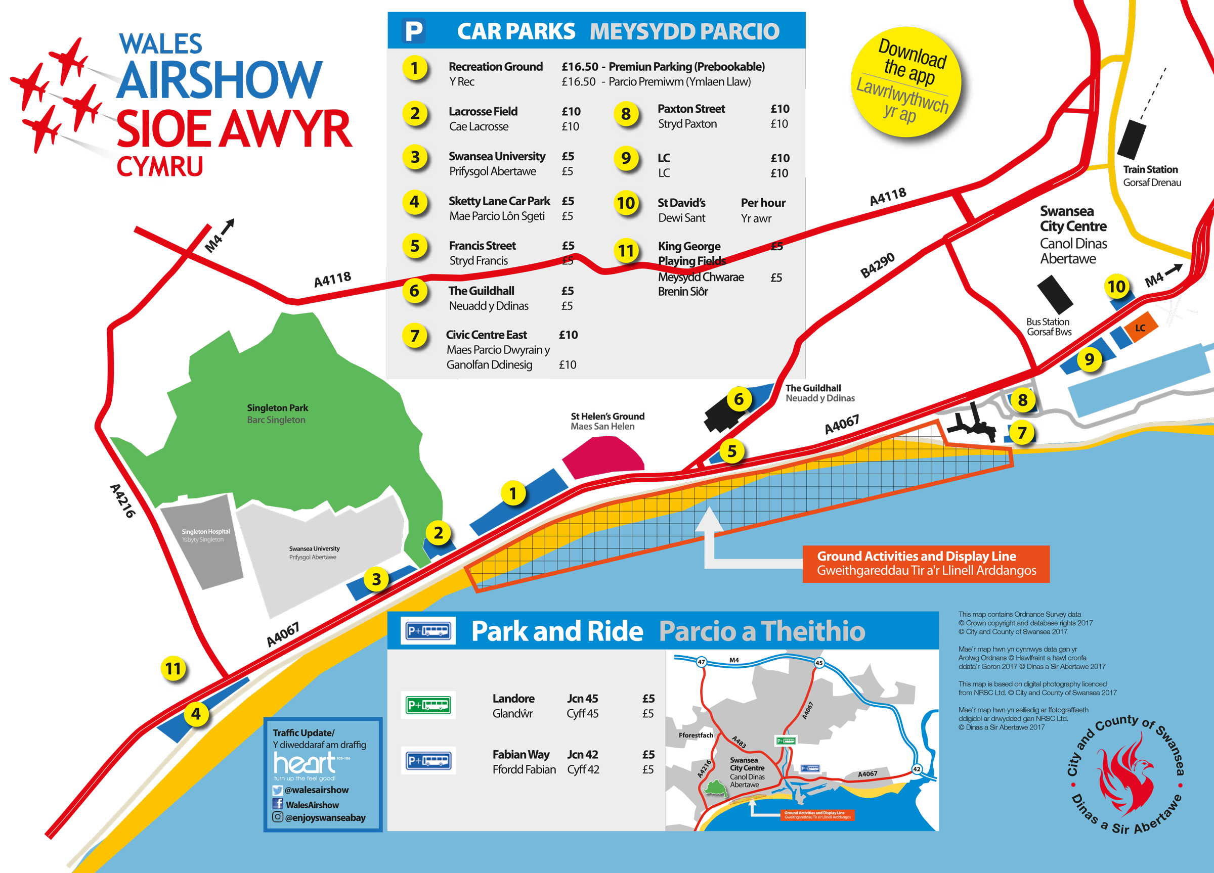Airshow-parking-map2017 - Wales Airshow