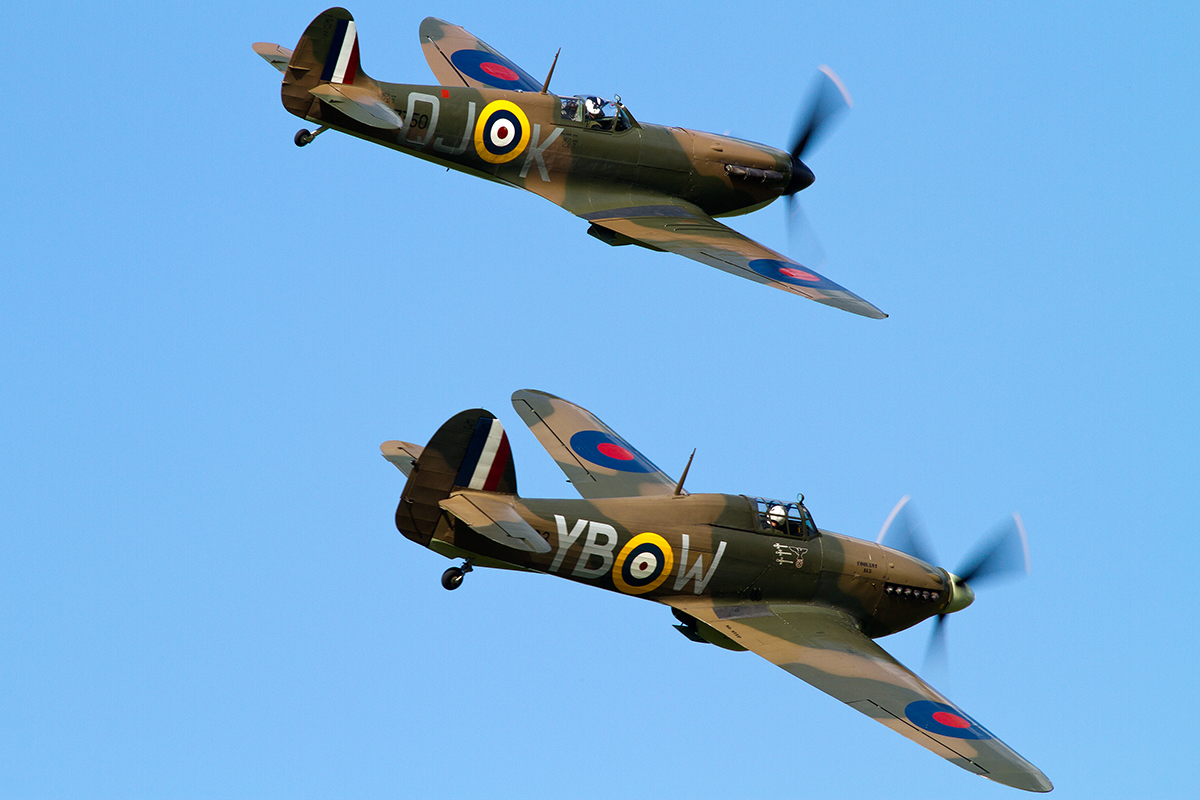 Paul_Johnson_Flightline_UK_BBMF_Spitfire_Hurricane_2 - Wales Airshow